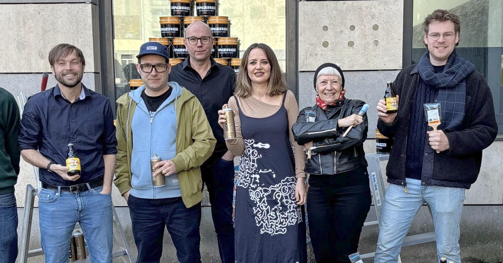 Vier artiesten van eigen bodem aan de slag met iconen op street art ...
