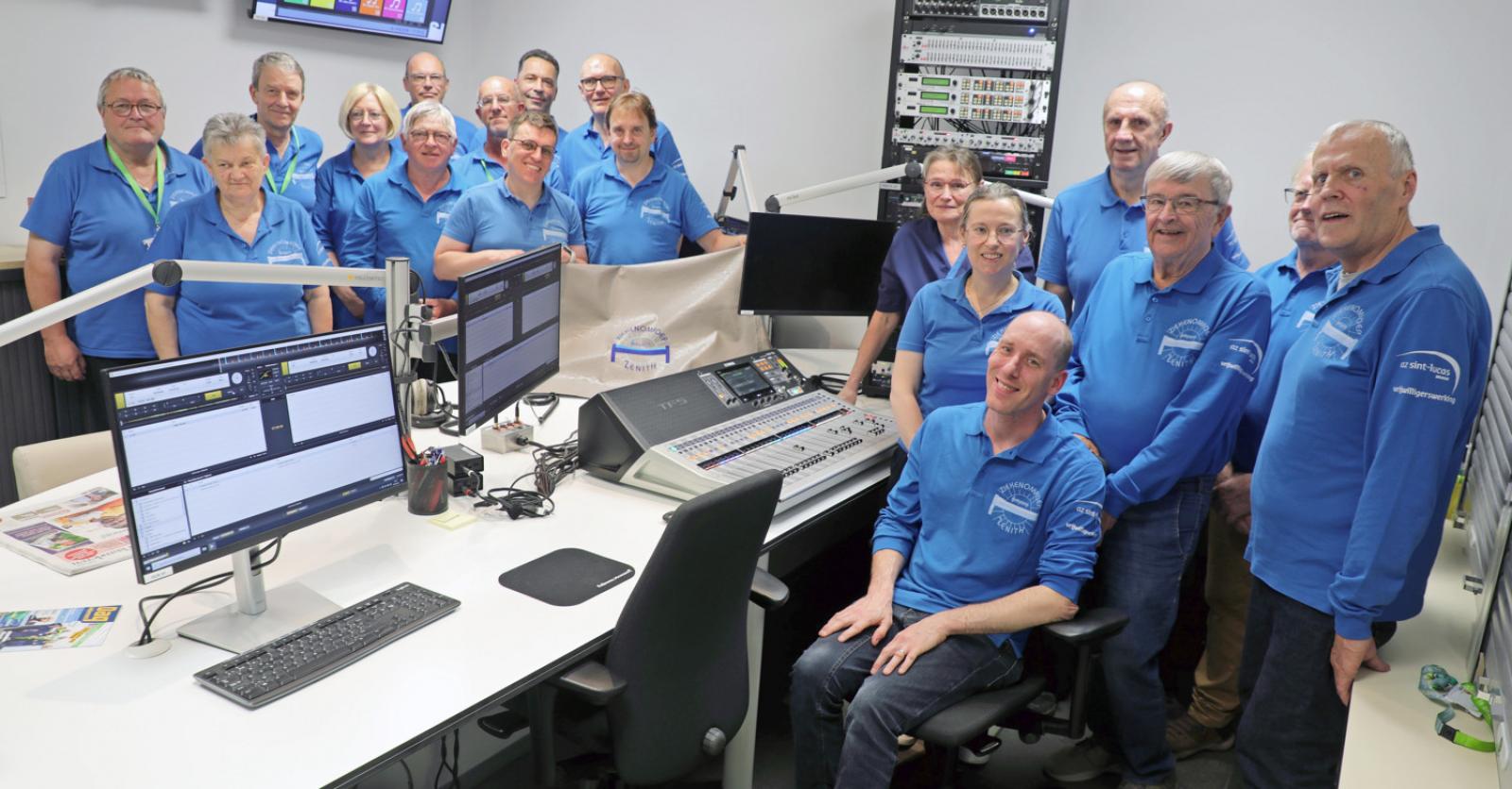Ziekenomroep Zenith in AZ St.-Lucas heeft nieuwe radiostudio: “Heel ...