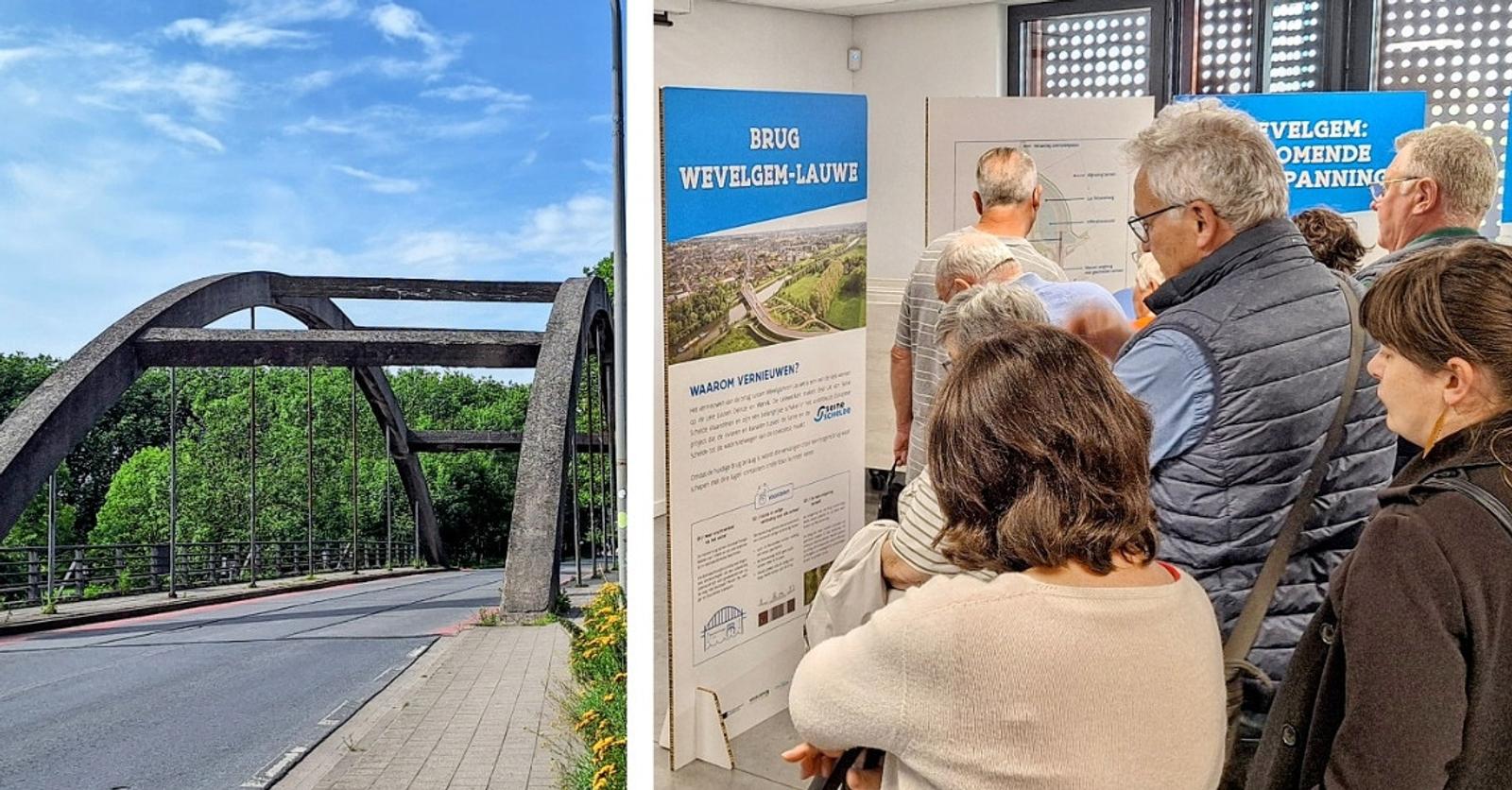 Veel volk op infomoment over nieuwe brug tussen Lauwe en Wevelgem ...