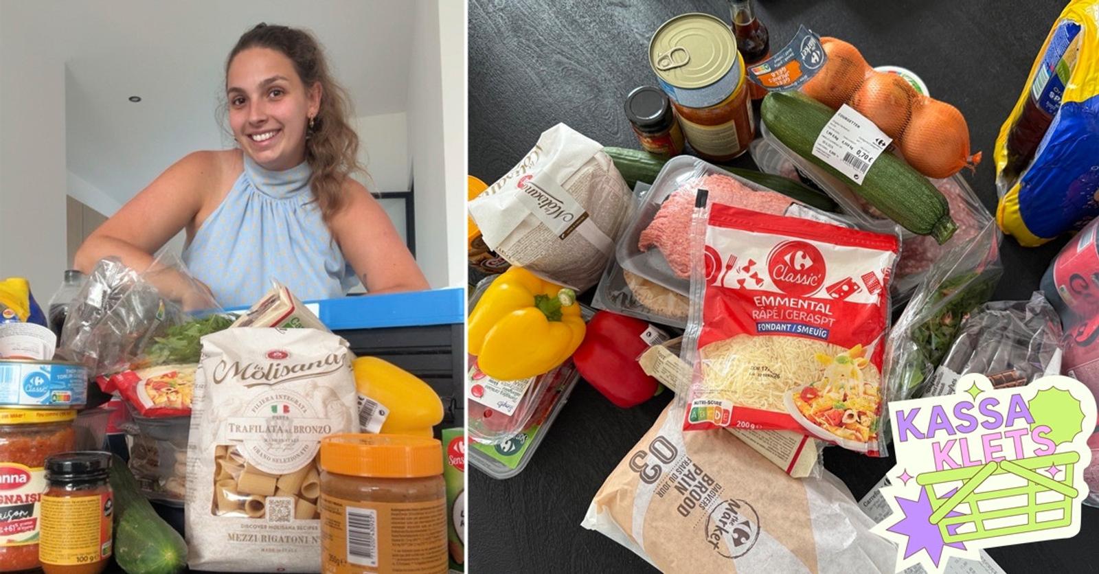Boodschappen prijs | Redactrice Dewy shopte bij Carrefour - Flair