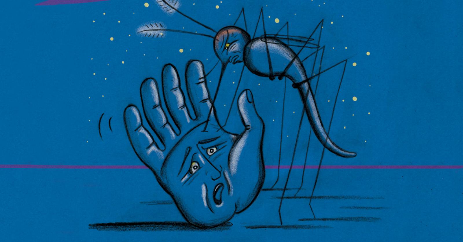 Factcheck: angstige mensen worden niet sneller gebeten door muggen