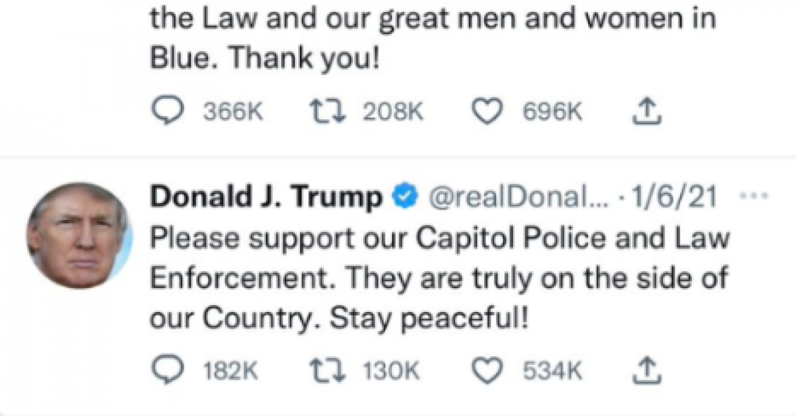 Factcheck: nee, de traditionele media hebben de tweets waarin Trump ...