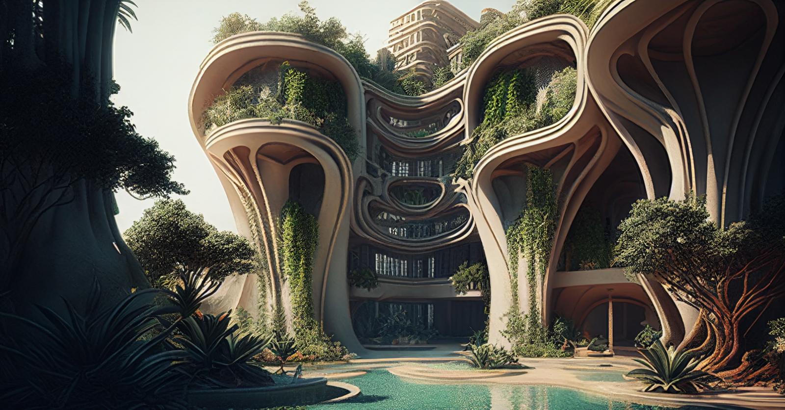 AI-architectuur verovert het internet: deze spectaculaire gebouwen kun ...