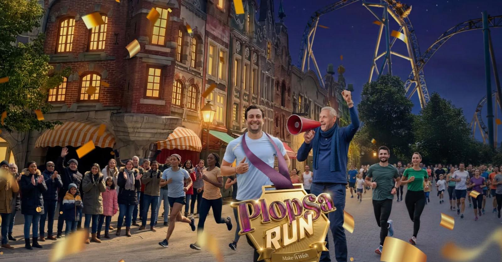 Plopsa Run | social run in Plopsaland met Vik en Gert Verhulst