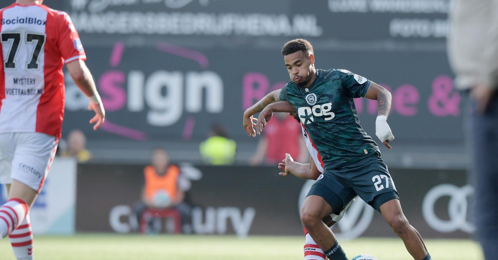 Cyril Ngonge moet weg bij FC Groningen vanwege zijn gedrag Cyril Ngonge moet weg bij FC Groningen vanwege zijn gedrag