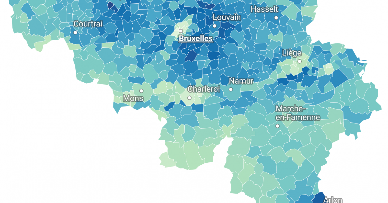 De 11 000 à 33 000 Euros Quel Est Le Revenu Moyen Dans Votre Commune