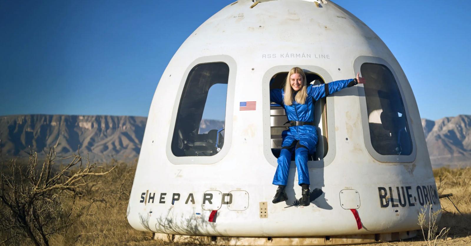 Blue Origin brengt eerste rolstoelgebruiker in de ruimte