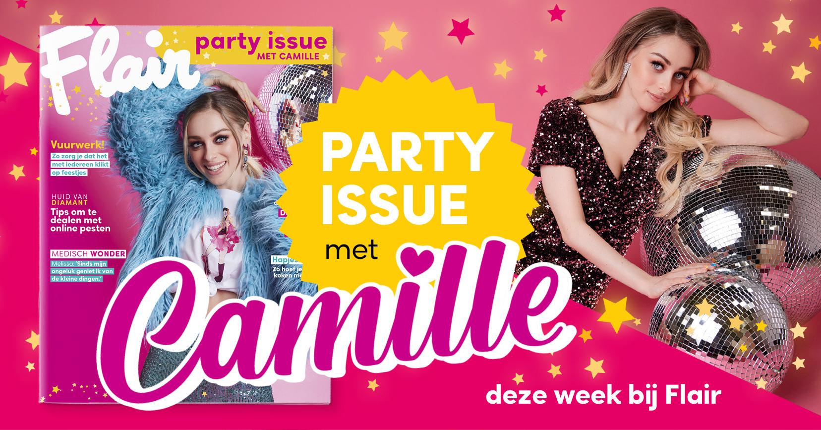 Flair Party Issue met Camille op de cover | deze week in Flair