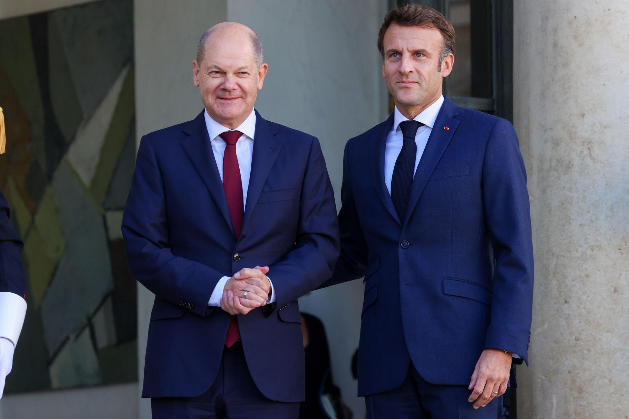 Scholz en Macron hebben therapeutisch gesprek