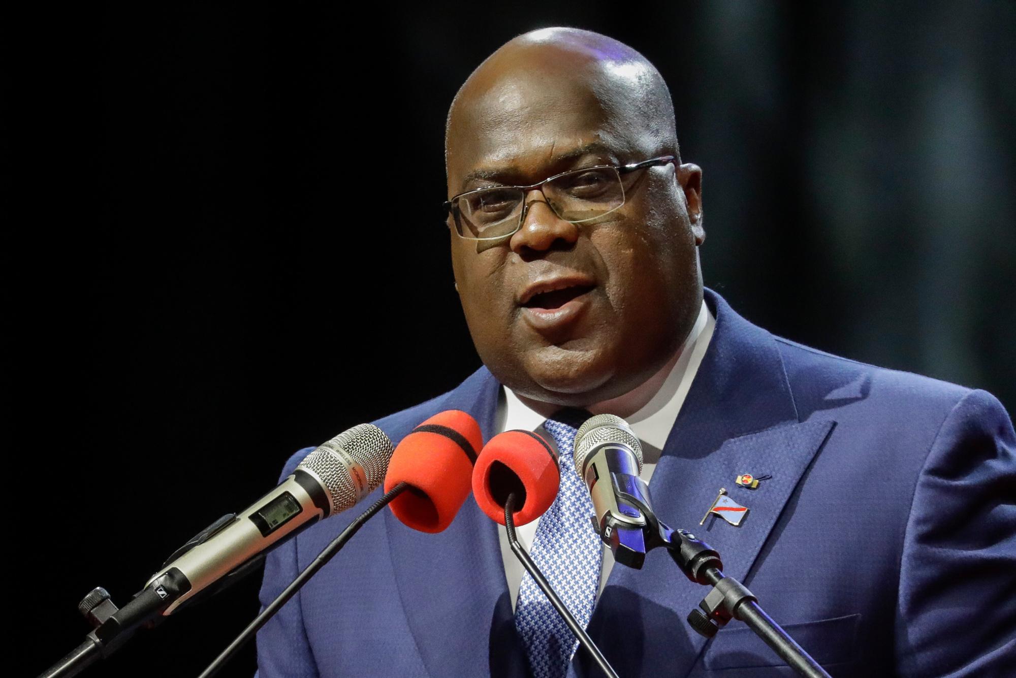 Congolese president Tshisekedi verwelkomt Belgische parlementaire commissie Congolese president Tshisekedi verwelkomt Belgische parlementaire commissie