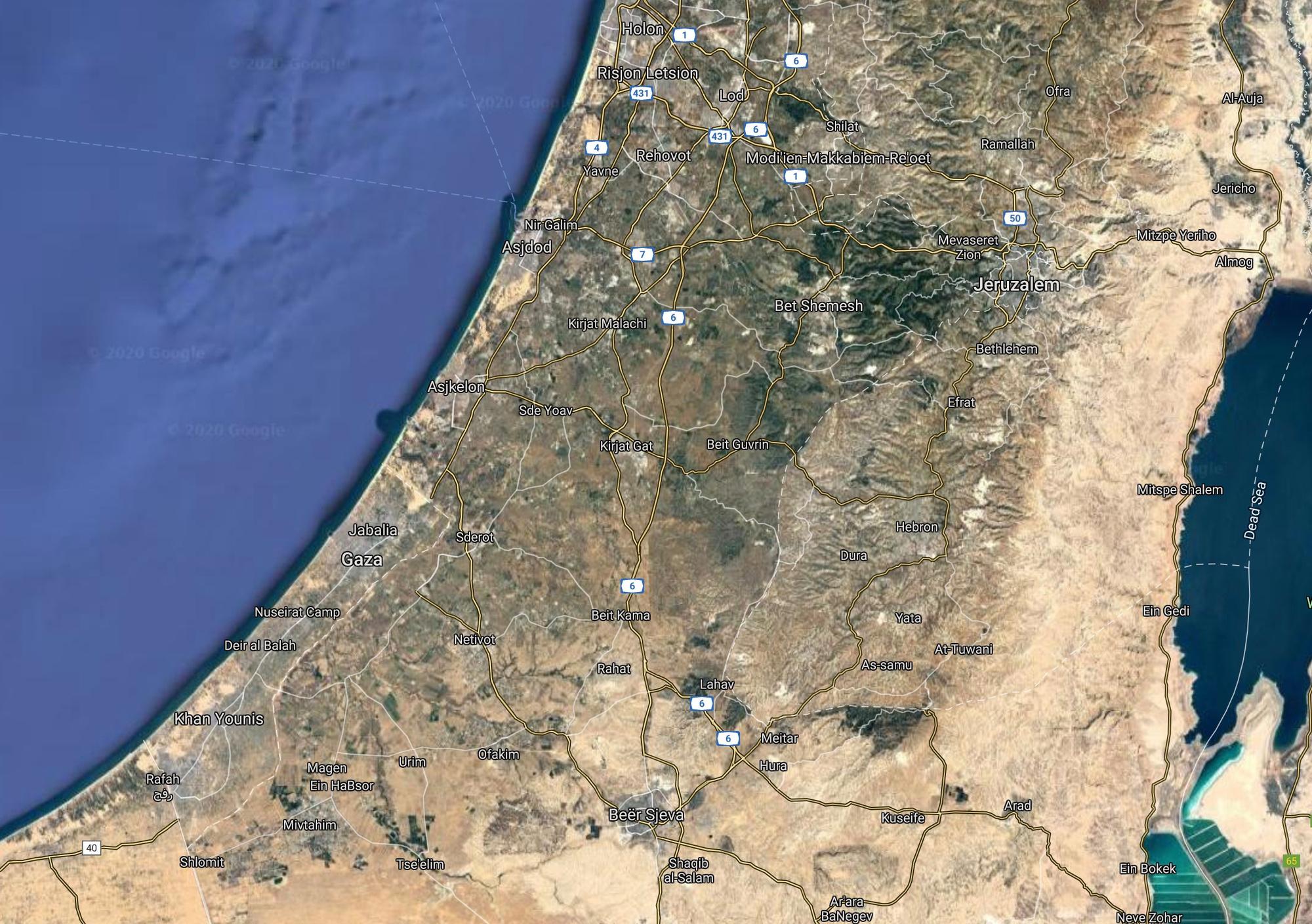 Israël ongerust over scherpere satellietfoto's op Google Earth