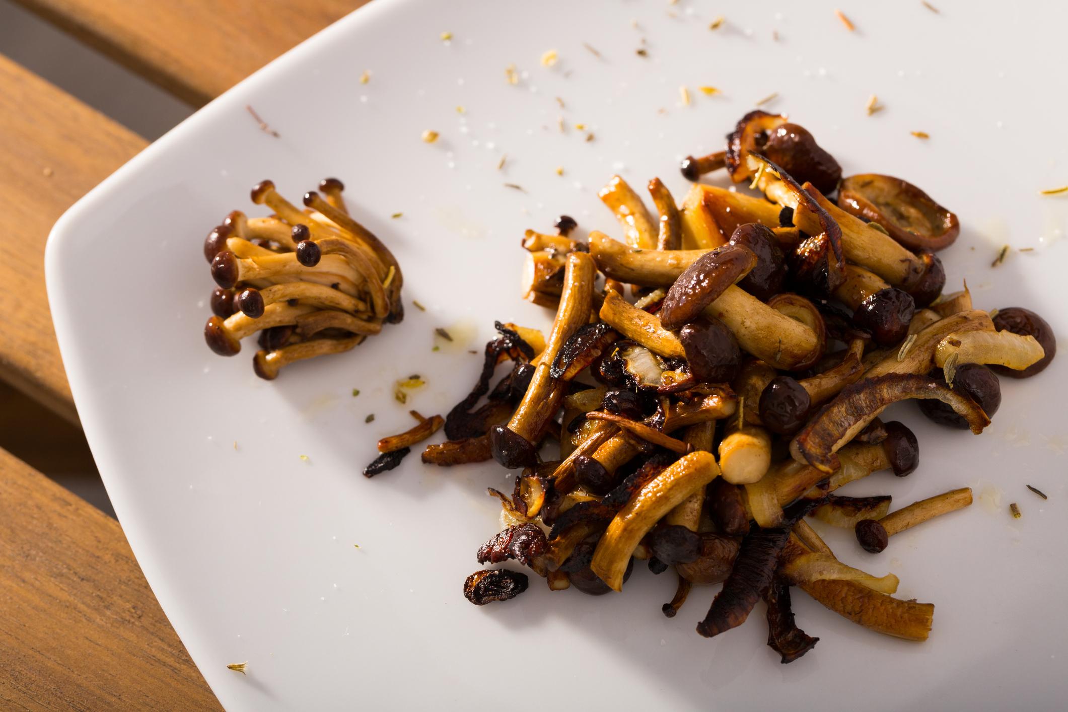 Funghi arrosto: gebakken oesterzwammen