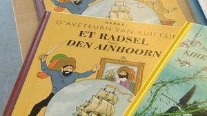 Vermoedelijke dief gestolen Kuifje-album in Oostende gearresteerd - KW.be