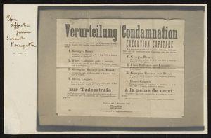 10/12/1914 Duitsers dreigen met doodstraffen - KW.be