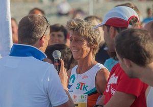 Anne-Marie Danneels en Tom Meire zijn primus in strandloop Knokke - KW.be