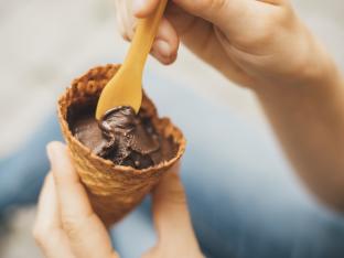 Parmentiersoep met kruidenolie