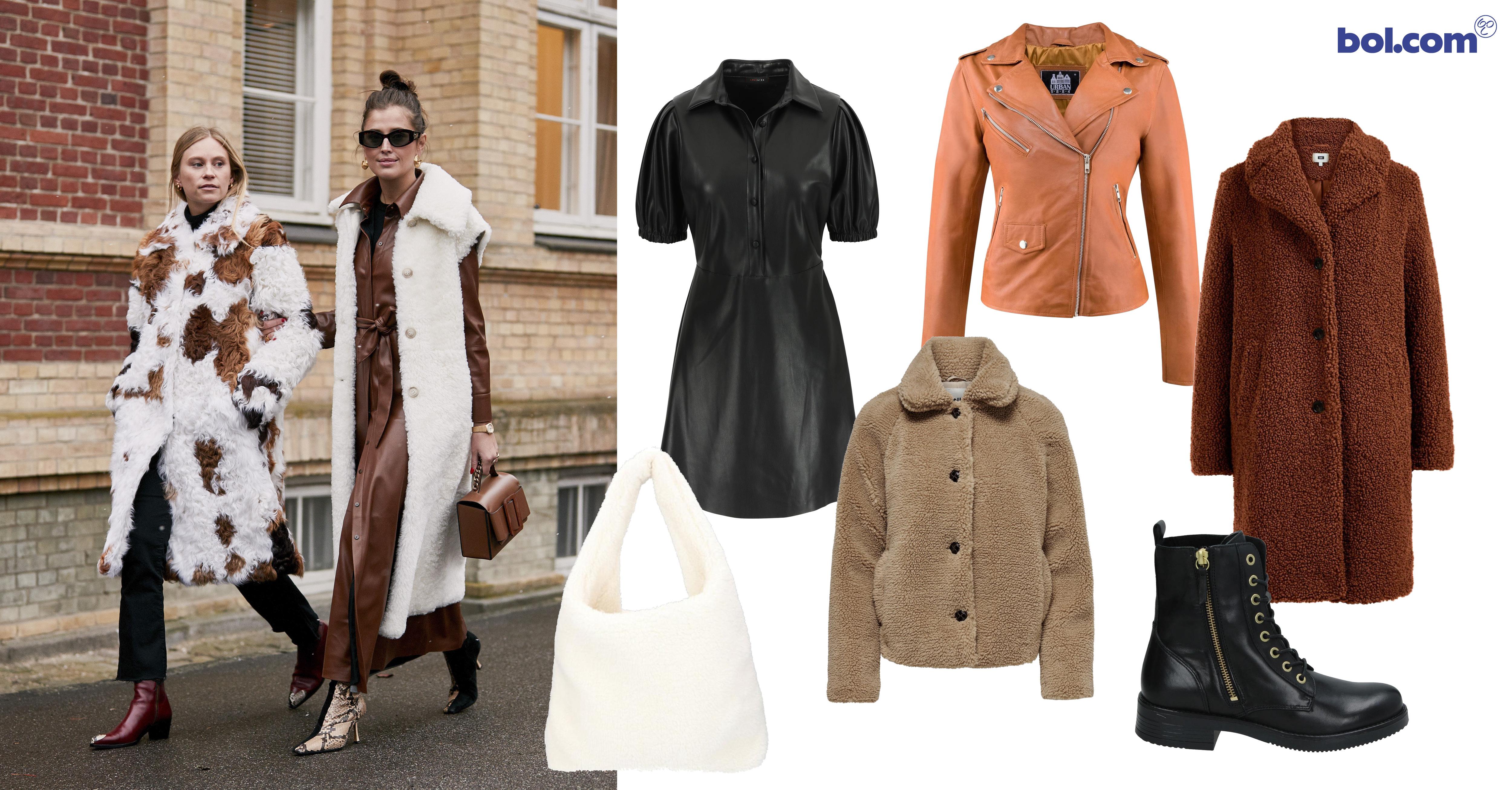 MIX & MATCH: Van teddy trend tot leather look