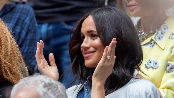 Meghan Markle en prins Harry maken hun comeback op de rode loper