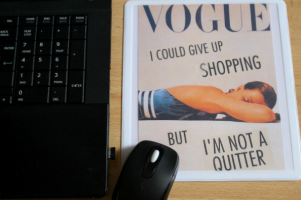 DIY: Muismat voor online shopaholics