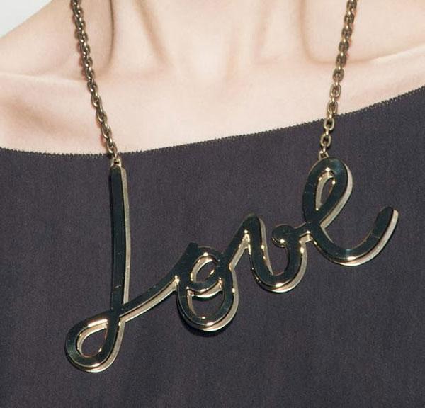 Lusthave: 5 x Love-ketting