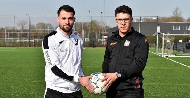 Kameraden Nils Demeulemeester en Tom Deman tegen mekaar in Lauwe ...