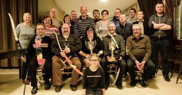 Houtemse schuttersgilde viert haar beste schutters van de liggende wip ...