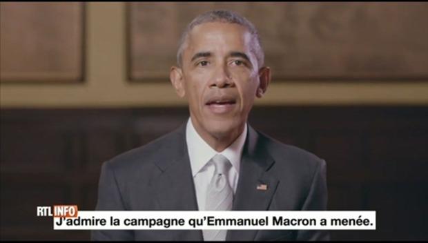 Barack Obama annonce son soutien à Emmanuel Macron