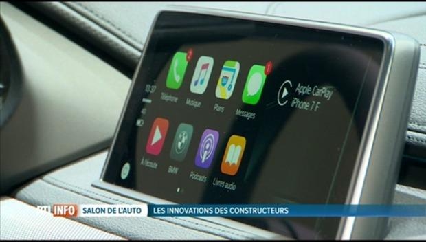 Salon de l'auto: les véhicules sont de plus en plus connectés