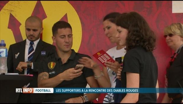 Football: les Diables rouges ont participé au "Family Day" au stade Roi ...