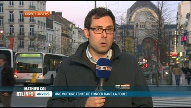 Mathieu Col est en direct d'Anvers, après l'arrestation d'un conducteur ...