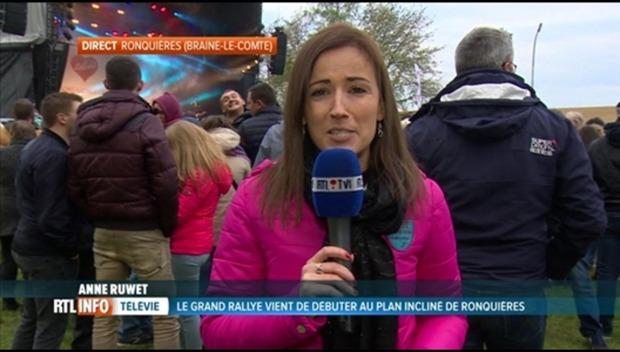 Le point avec Anne Ruwet au concert du rallye Télévie