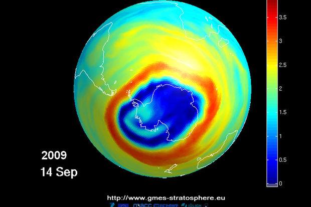Gat in ozonlaag nadert record: 'Geen reden tot bezorgdheid'