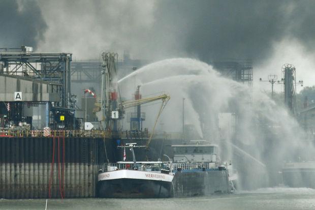 In beeld: explosie bij BASF in Ludwigshafen