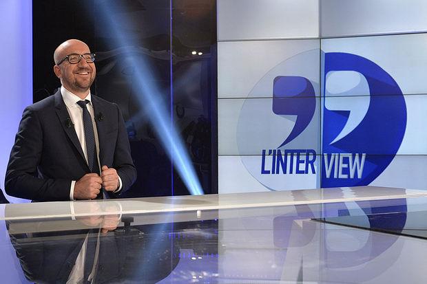 Le sourire du Premier, vainqueur de l'Interview à la RTBF