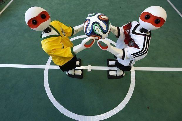 Nederland wint het WK voetbal voor robots