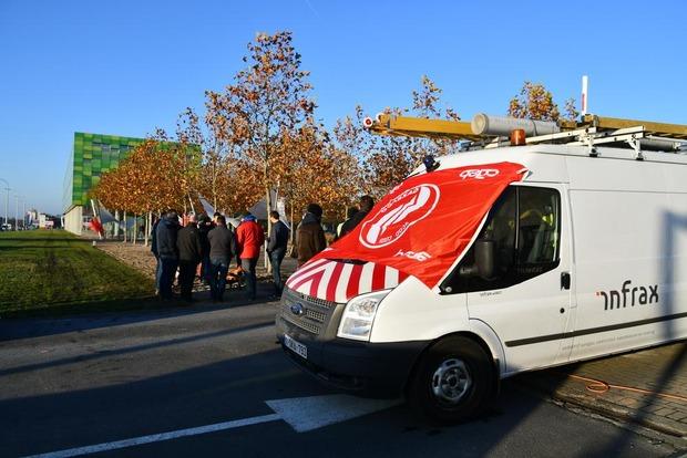 Vakbond verwerpt voorstel directie: staking bij Infrax West in Torhout hervat - KW.be