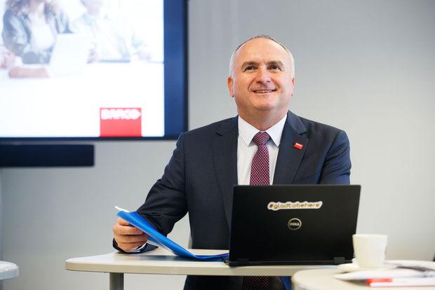 Jan De Witte (CEO Barco): 'Vooral blij dat de winstmarge in alle ...