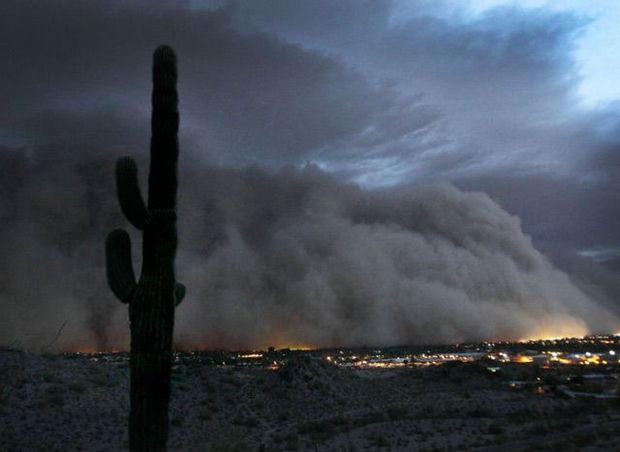 La tempête de sable à Phoenix