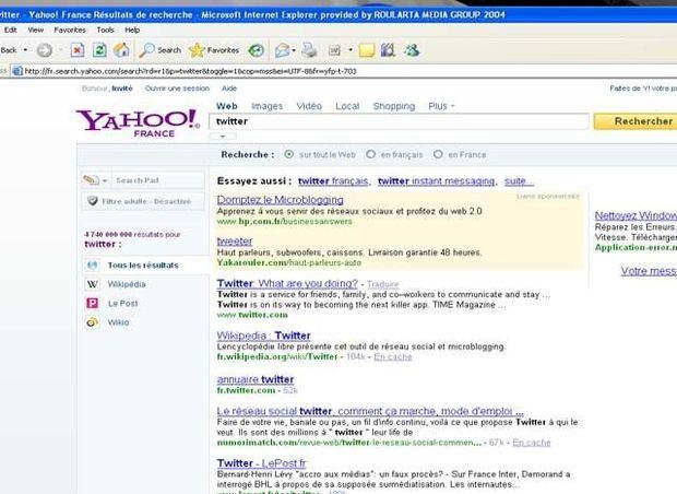 Yahoo! et Twitter se rapprochent au travers d'un partenariat - Trends-Tendances