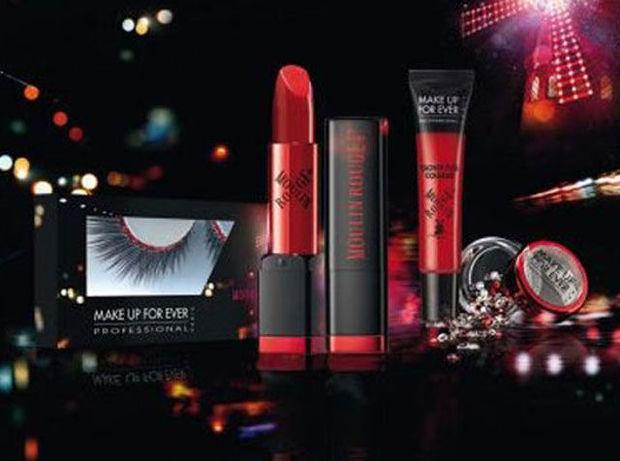Une gamme de maquillage aux couleurs du Moulin Rouge.