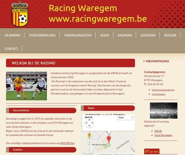 Ronse - Racing Waregem eindigt op 5-0 - KW.be