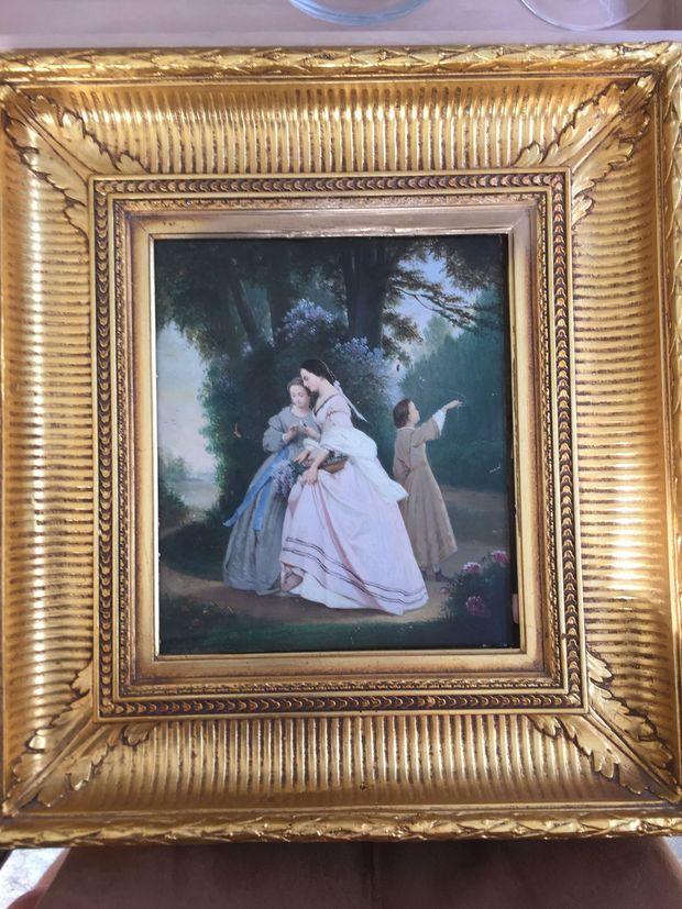 Romantisch schilderij onder de loupe