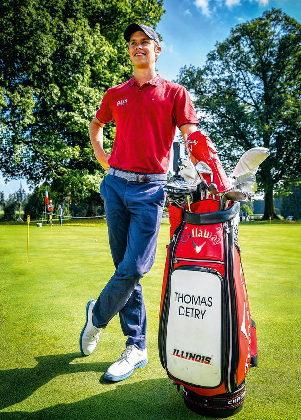 Thomas Detry is sterk bezig