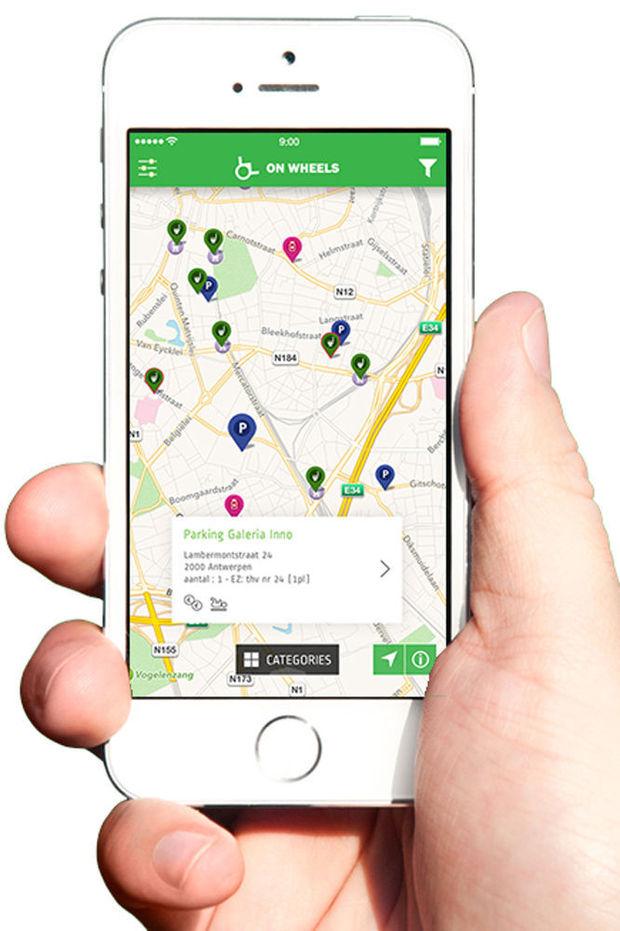 On Wheels-app toont rolstoeltoegankelijkheid in vijf Vlaamse steden