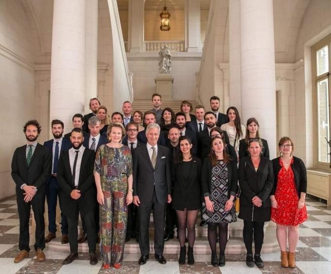 Straathoekwerker Thomas Goethals uit Roeselare mocht op audiëntie bij ...