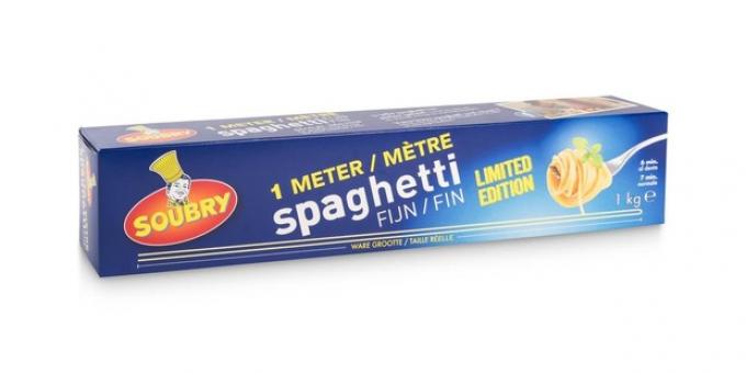 Soubry uit Roeselare pakt uit met spaghetti van één meter - KW.be