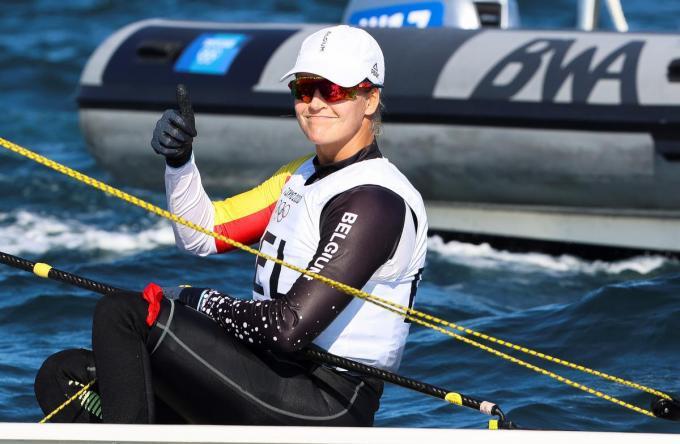 Oostendse Emma Plasschaert verovert zilver de tweede manche van de ...