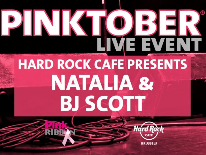 Hard Rock Cafe organiseert PINKTOBER met Natalia en B.J. Scott