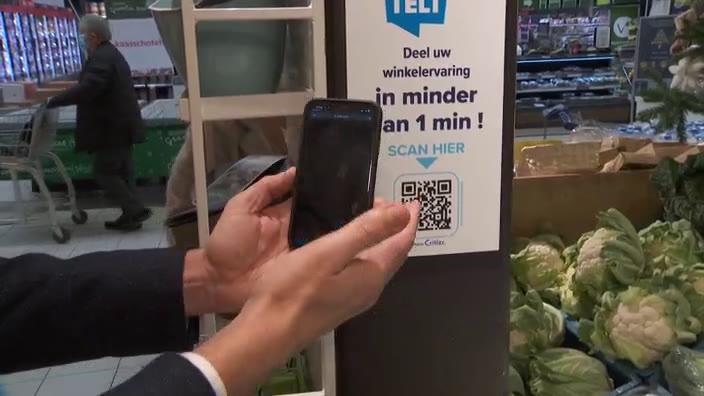 Carrefour geeft z'n klanten inspraak via QR-code - Trends Kanaal Z