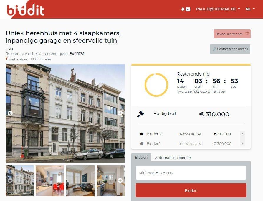 Online vastgoed kopen via Biddit zit in de lift - Trends Kanaal Z
